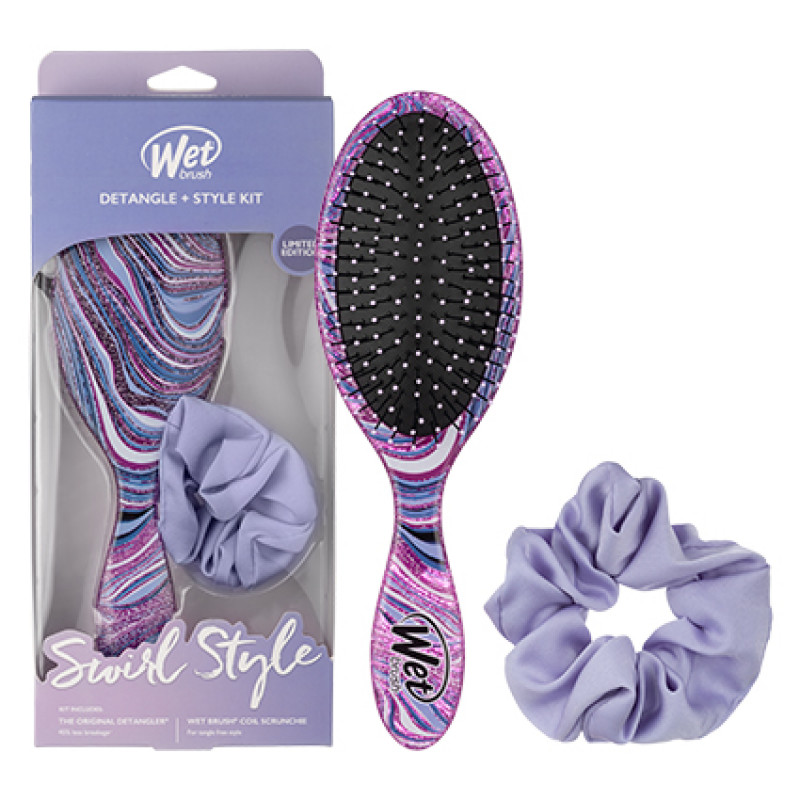 Wet Brush Swirl Detangle And Style Kit
