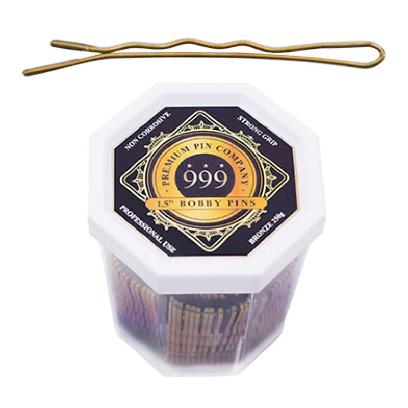 Premium Pin Company 999 Bobby Pins 1.5" - Bronze