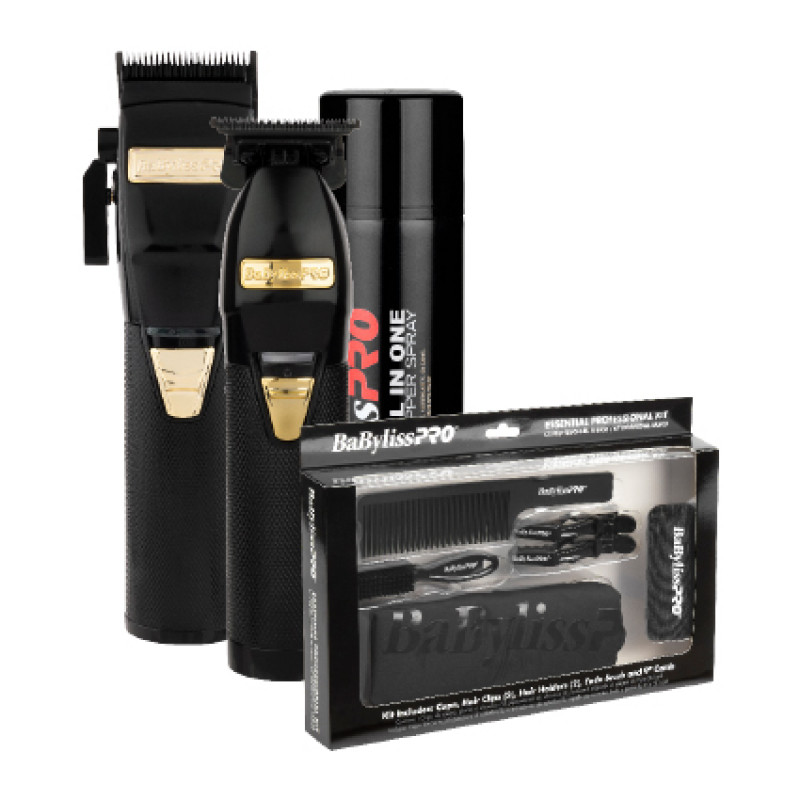 BabylissPRO Barberology Infuencer FX Clipper & Trimmer Combo Black