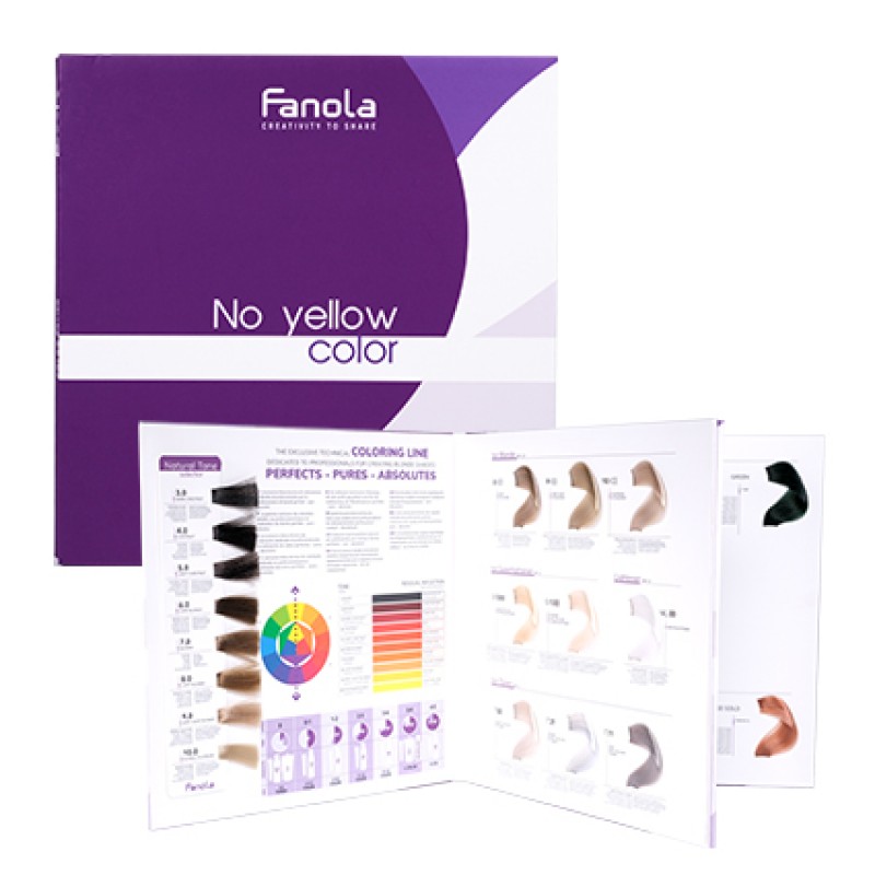 Fanola No Yellow Colour Chart