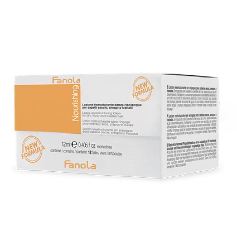 Fanola Nourishing Leave In Lotion for Dry, Frizzy & Treated Hair 12pc x ...