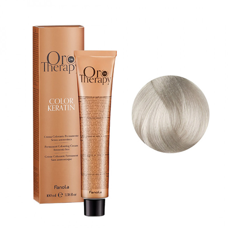 Oro Therapy 24k Puro Colour 10.1 Blonde Platinum Ash 100ml
