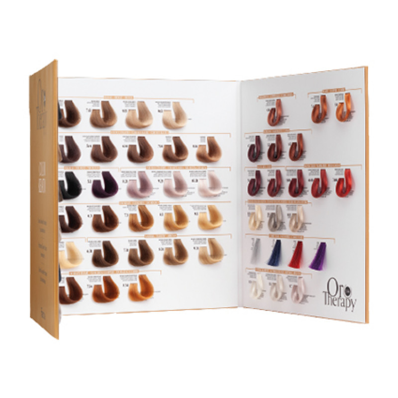 Oro Therapy Colour Chart 68 Swatches