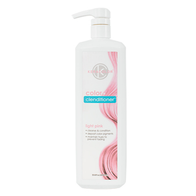 Keracolor Clenditioner Colour Shampoo Light Pink 1L